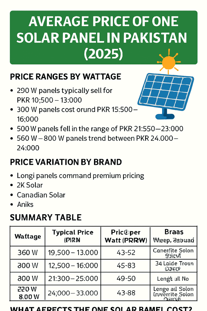 Affordable Solar Panel Plate Prices in Pakistan 2025 – Compare Top ...